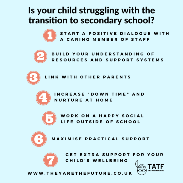 Is Your Child Struggling With The Transition to Secondary School?