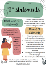 Grow Confidence and Assertiveness Through “I Statements”: FREE ...