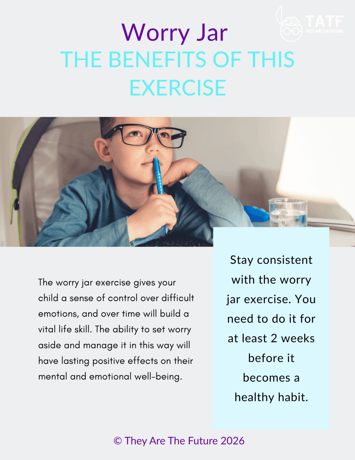 Worry Worksheets for Kids | Free Printable Worry Jar Pack