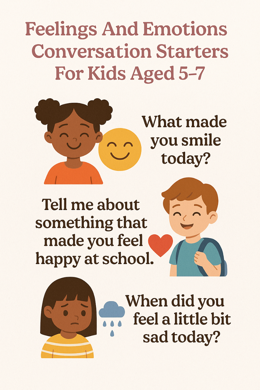 Conversation Starters For Kids: Ideas For Every Age And Stage - They ...
