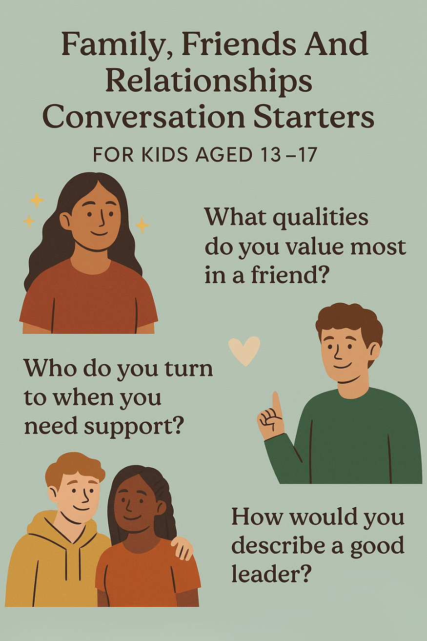 Conversation Starters For Kids: Ideas For Every Age And Stage - They ...