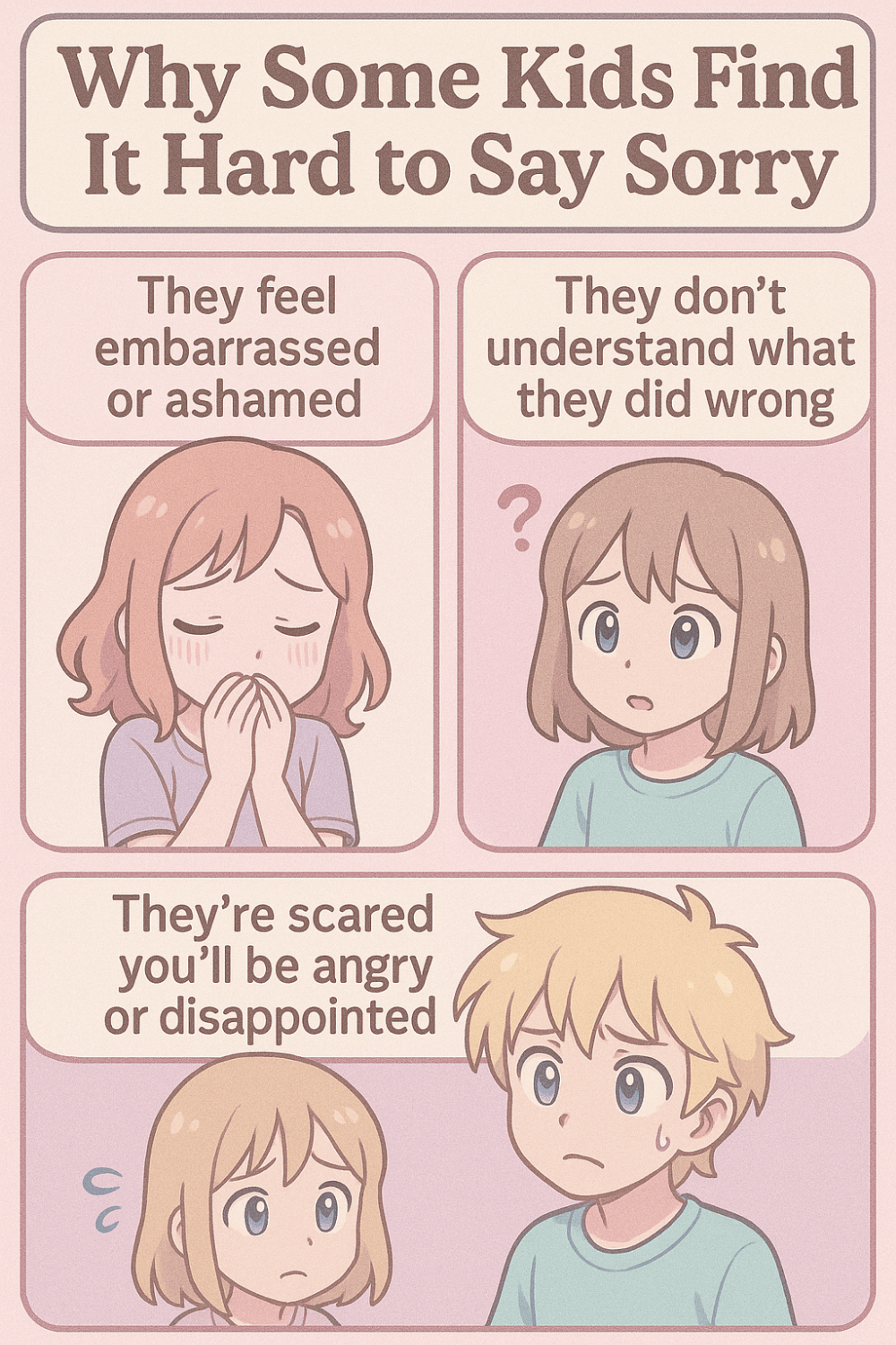 Teach Kids How to Apologize (Even When They're Stubborn) - They Are The ...