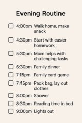 School Night Routine Magic: 5 Steps to Better Kids' Wellbeing and ...
